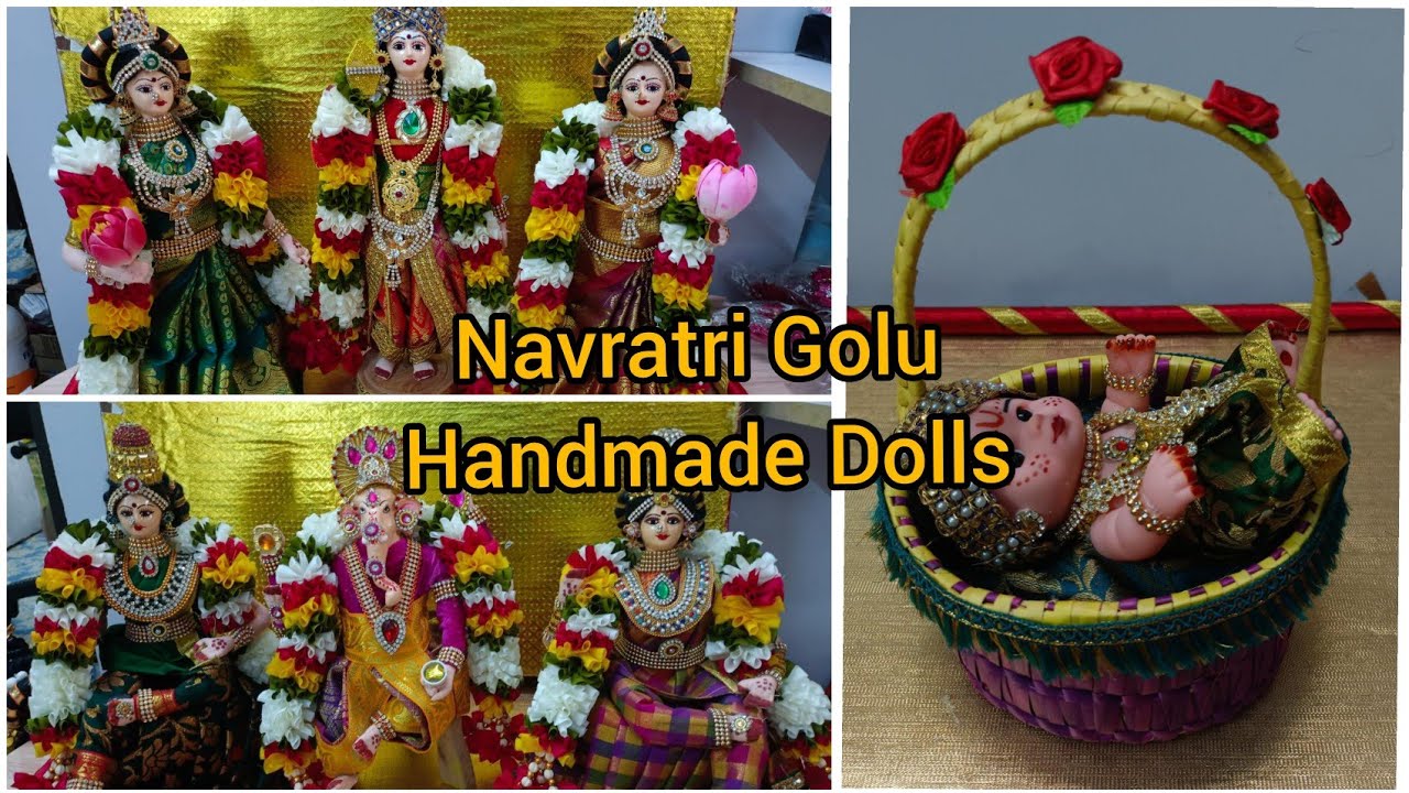 Handmade Doll Navaratri Handmade Dolls Golu dolls - YouTube