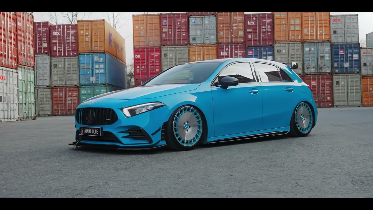BAGGED MERCEDES A-CLASS (BRABUS B25S) | CARPORN 4k - YouTube