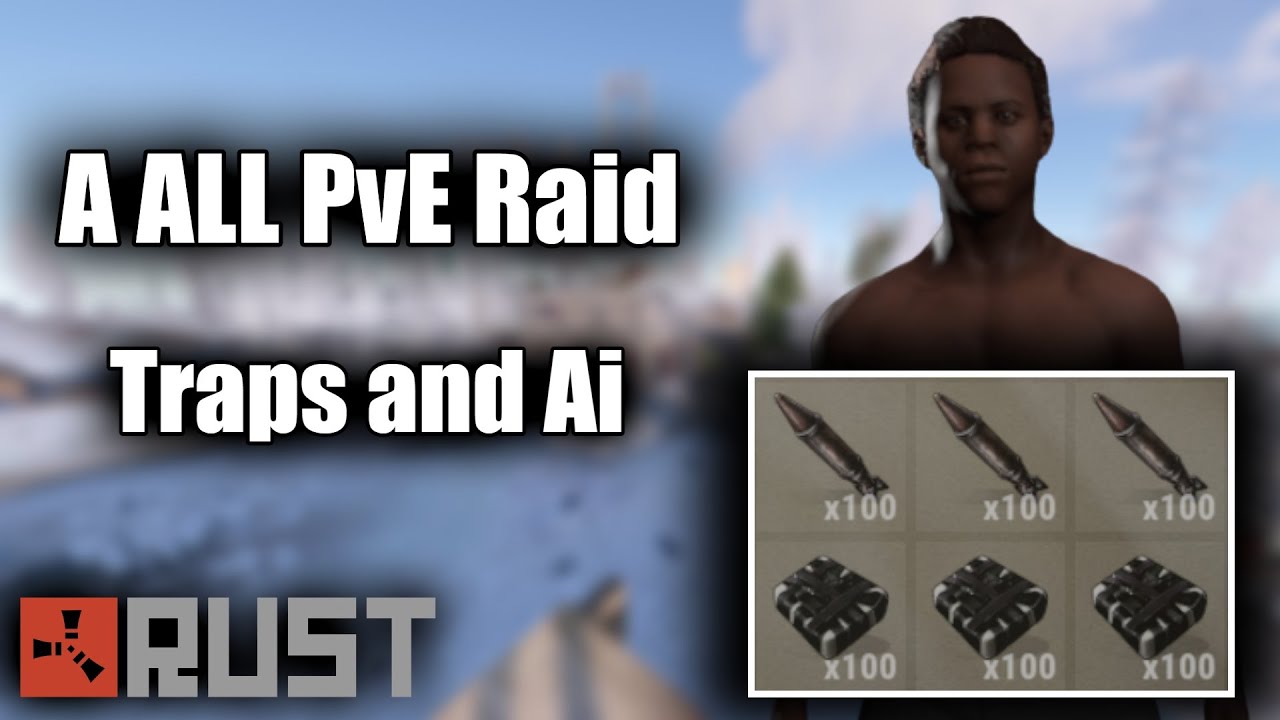 Raiding a Armoured Base on the Biggest PvE Server on RUST - YouTube