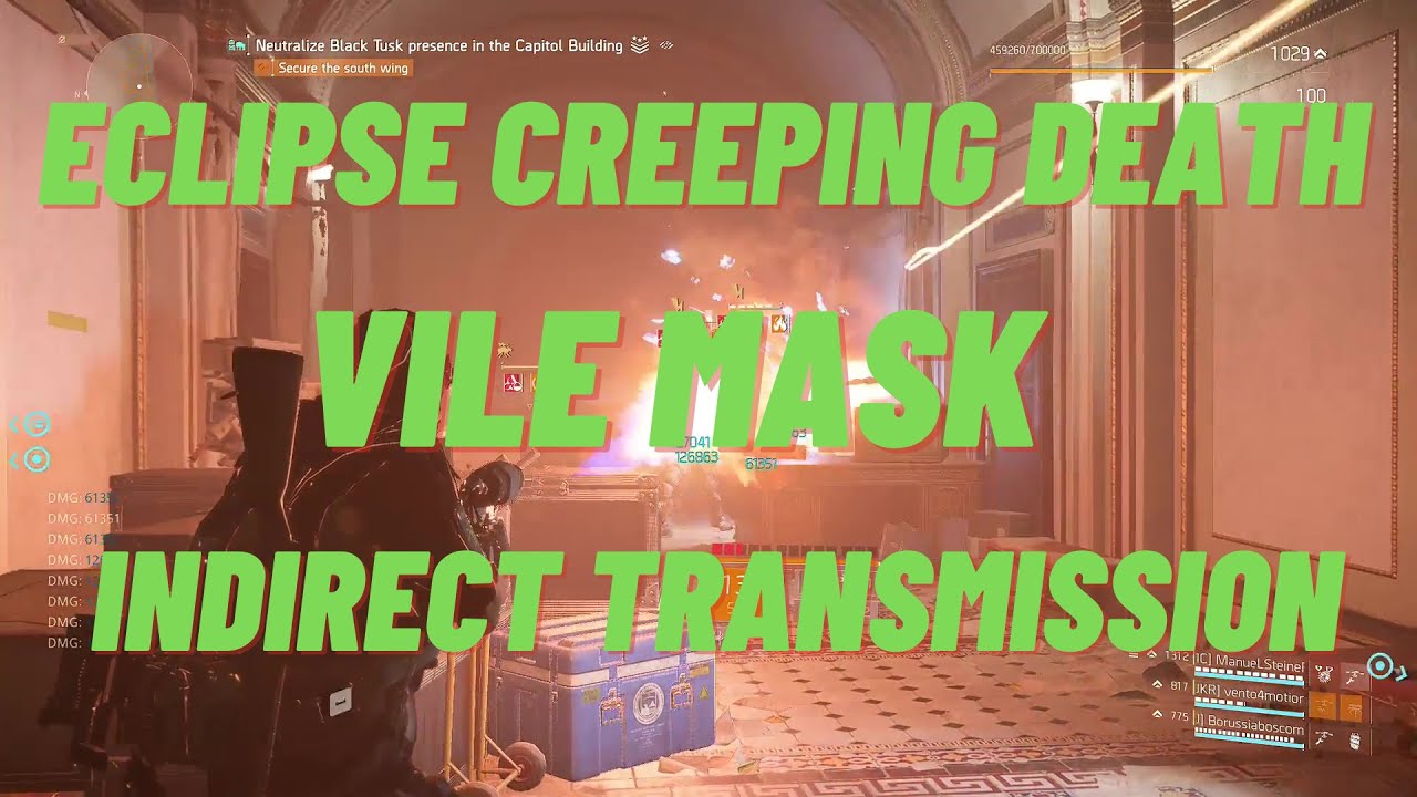 THE DIVISION 2- ECLIPSE -CREEPING DEATH -VILE MASK TU11.1 - YouTube