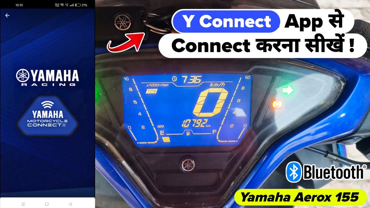 How to Connect Yamaha Aerox 155 with Y-Connect App 📱 | Step-by-Step ...