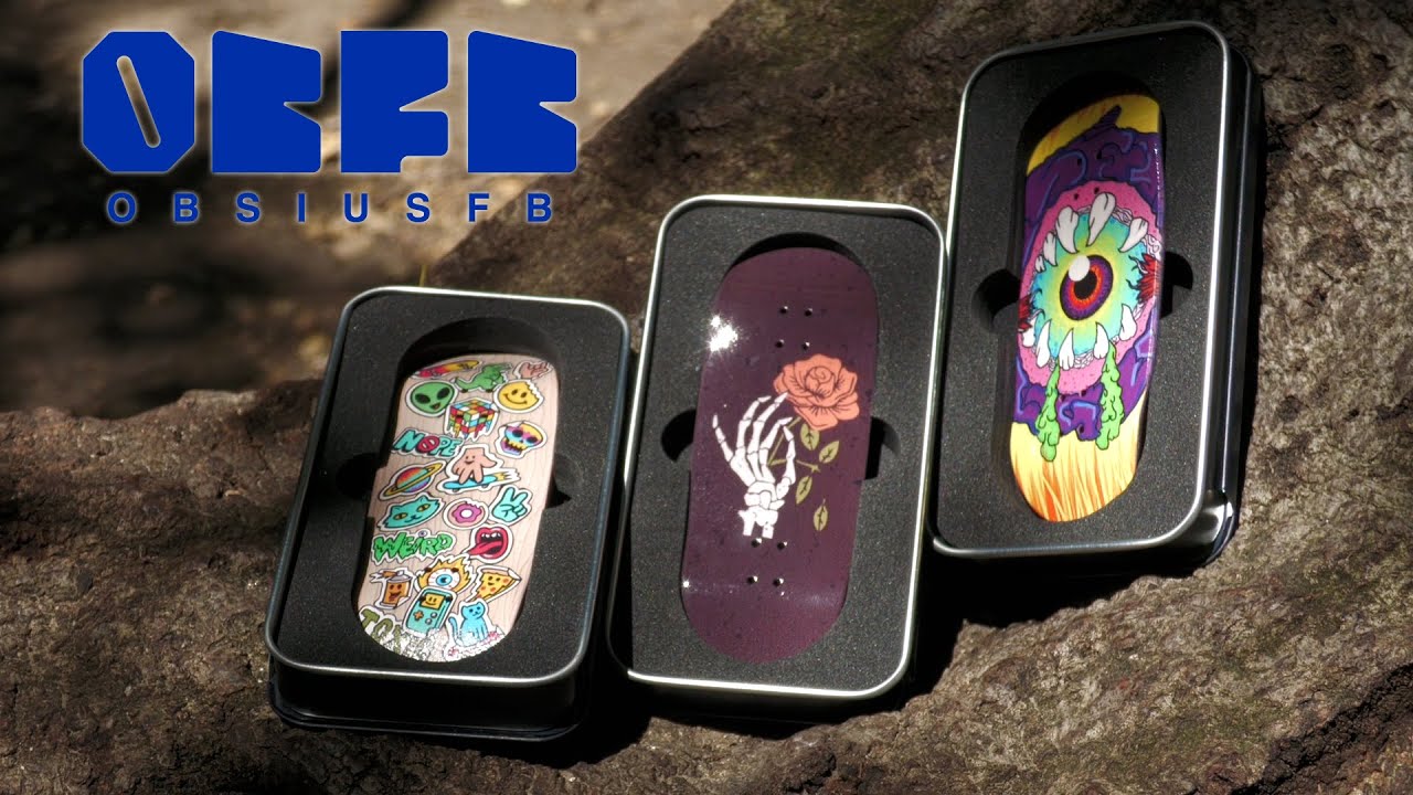 6 FINGERBOARDS COMPLETOS DA OBSIUS FB - UNBOXING - YouTube