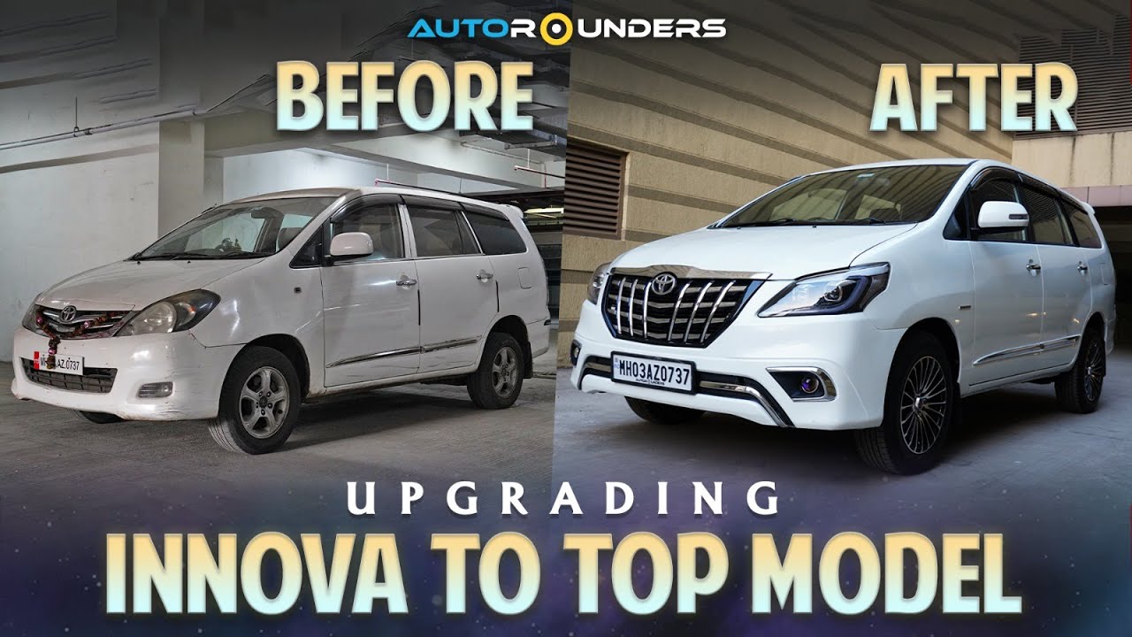 Best in class interior Innova with Alphard Grill 🔥 | Type 2 to Type 4 ...