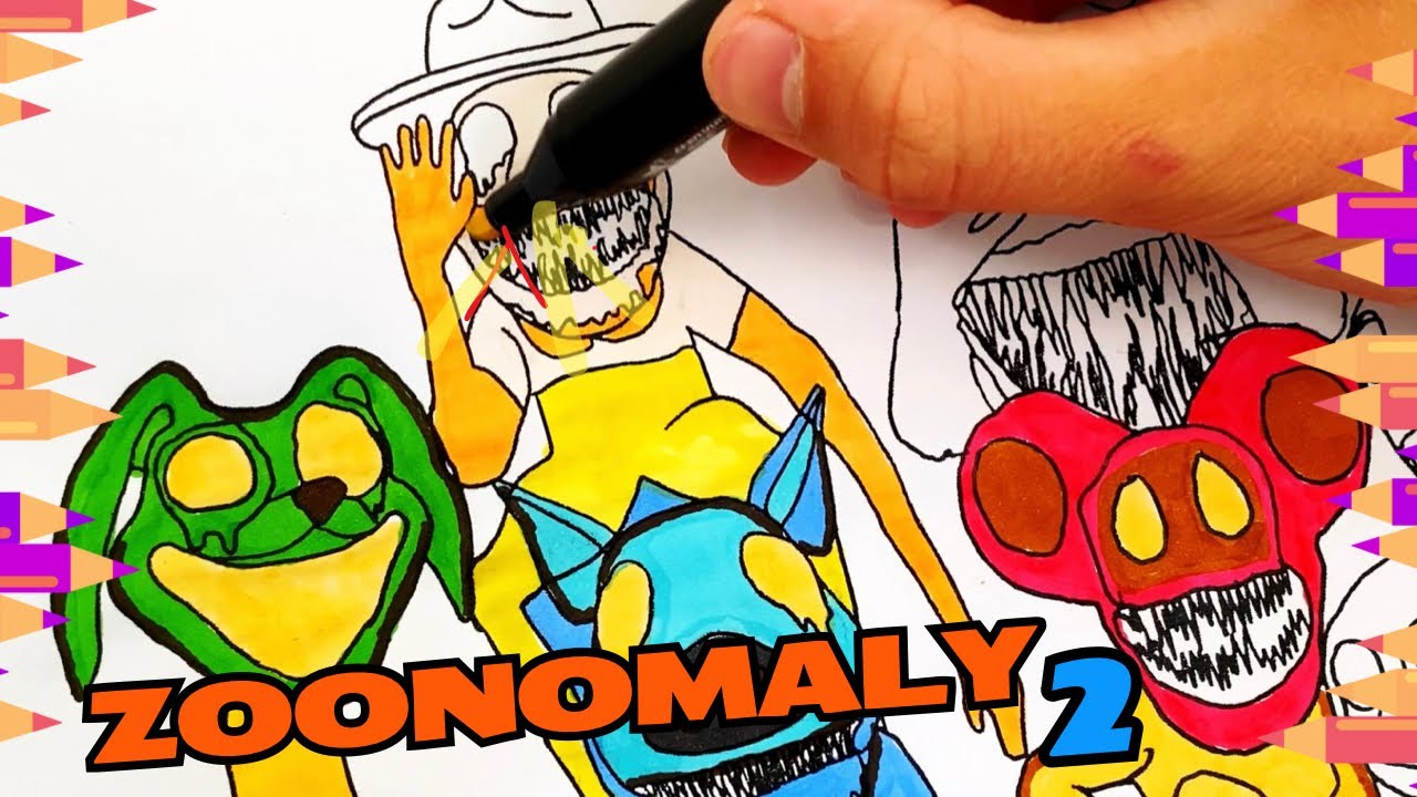ZONOMALY NEW COLORING PAGES! CATNAP COLORING PAGE! COLORING CATNAP ...