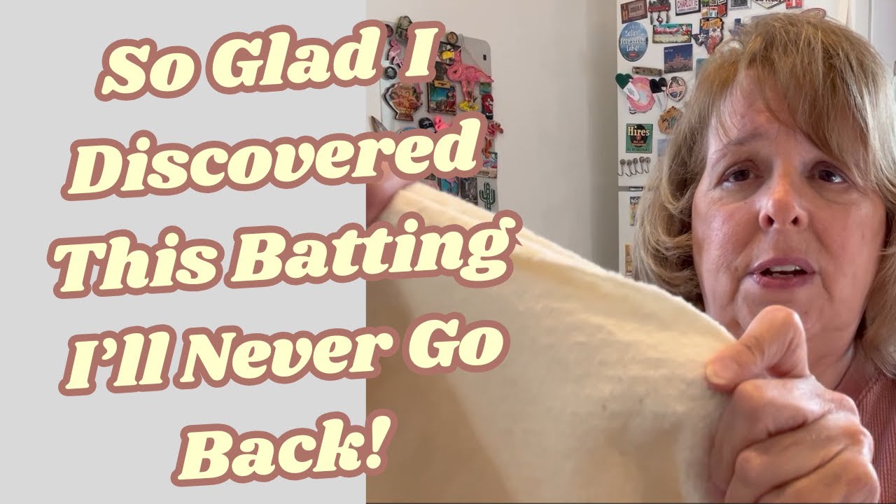 Premium Cotton Batting , Warm & Natural Quilt or Craft Batting - YouTube