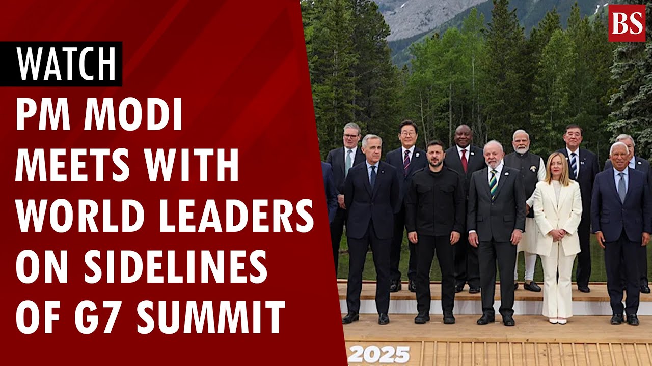 Watch: PM Modi meets with world leaders on sidelines of G7 Summit in ...