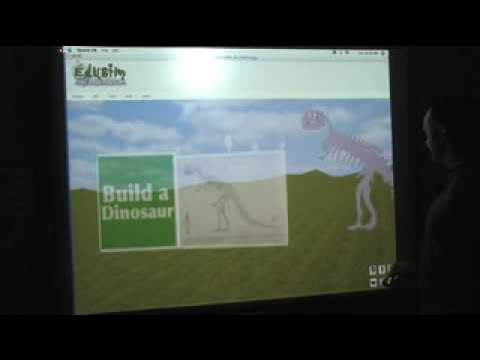 Edusim Dinosaur Land Lesson - 3D for your smartboard - YouTube