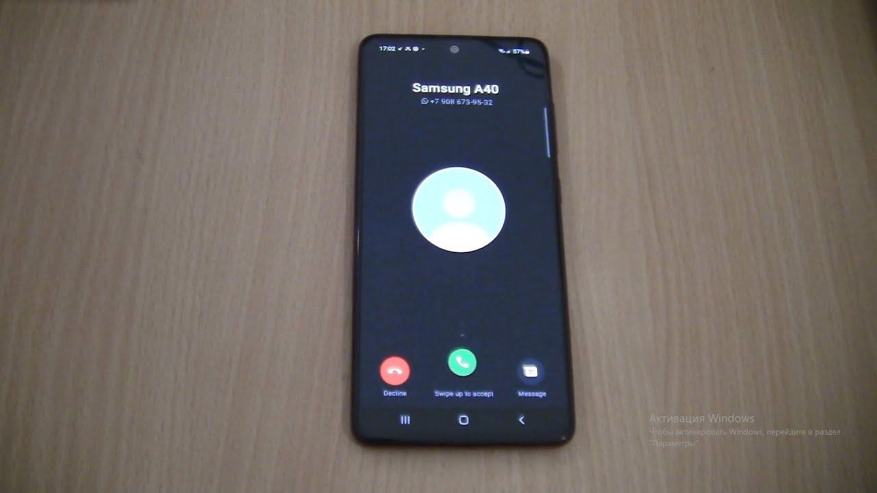 WhatsApp Samsung Galaxy A51 Over the Horizon incoming call - YouTube
