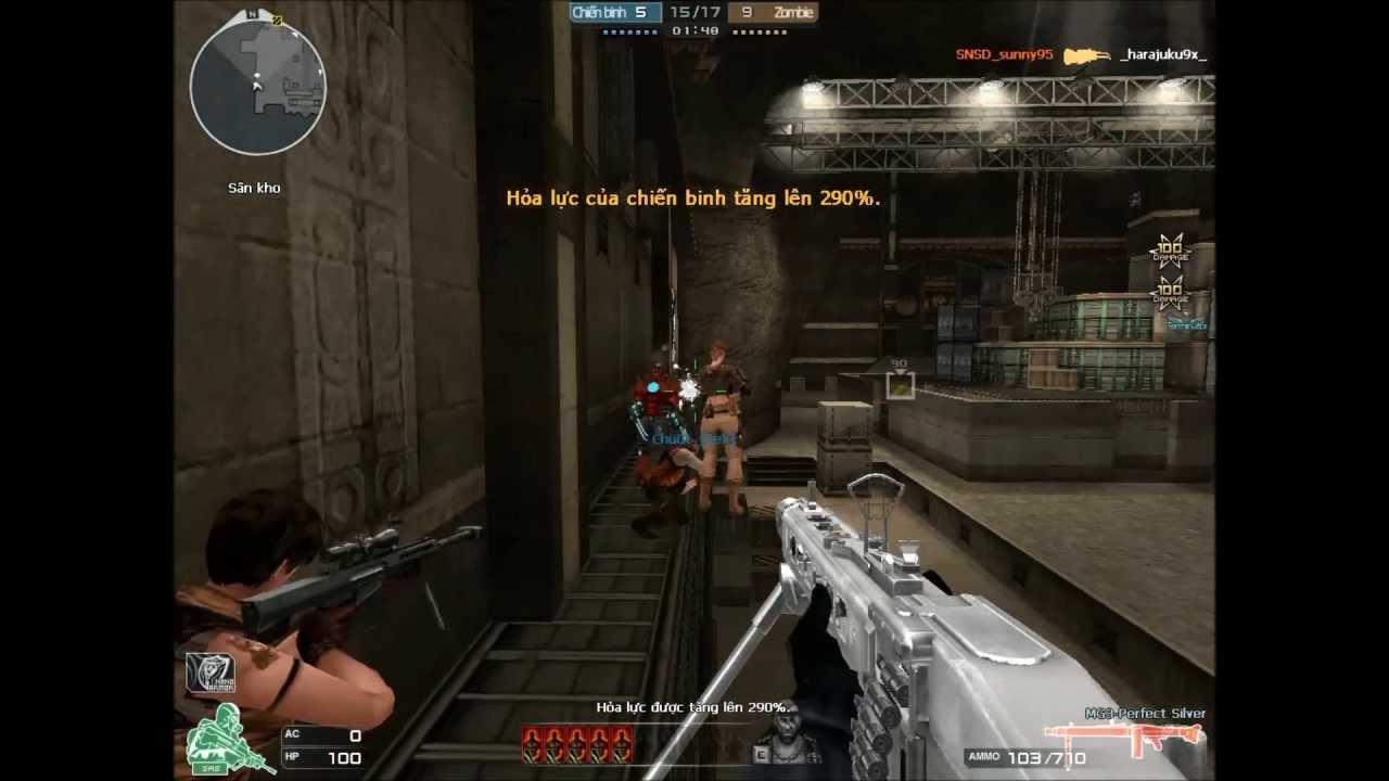 crossfire vietnam zombie v4 Mg3 silver Mg3 gold lr300ml AK 47 vip - YouTube