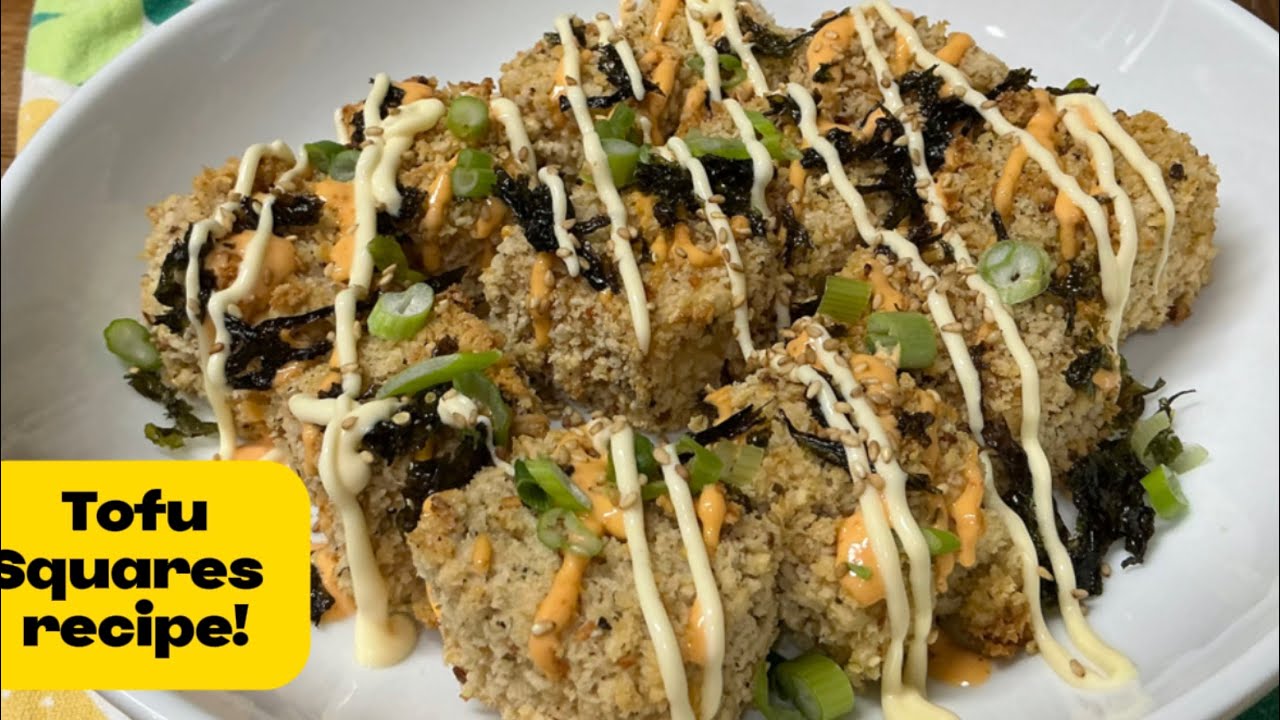 Try this Extra Crispy Tofu Square #tofu #crispy - YouTube