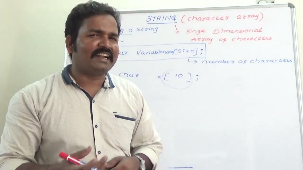 Strings in C - Part 1 | C Language Tutorial - YouTube