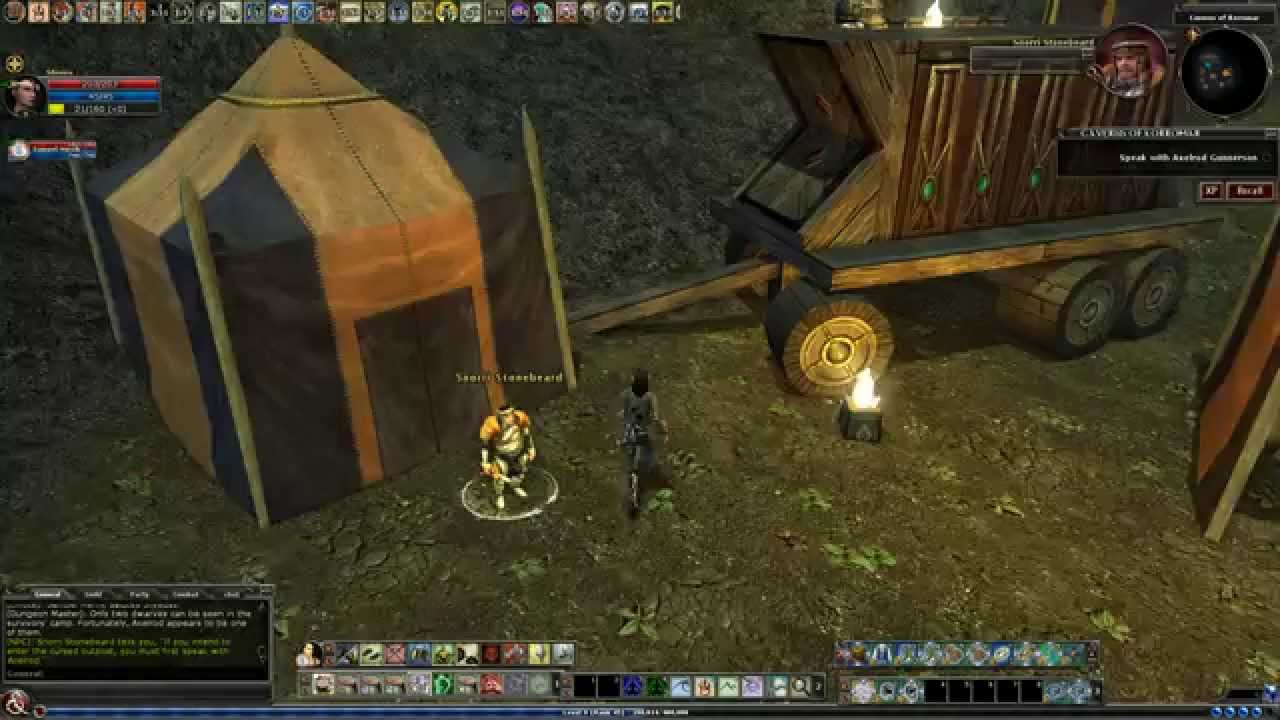 Let's Play: Dungeons and Dragons Online. Caverns of Korromar - YouTube