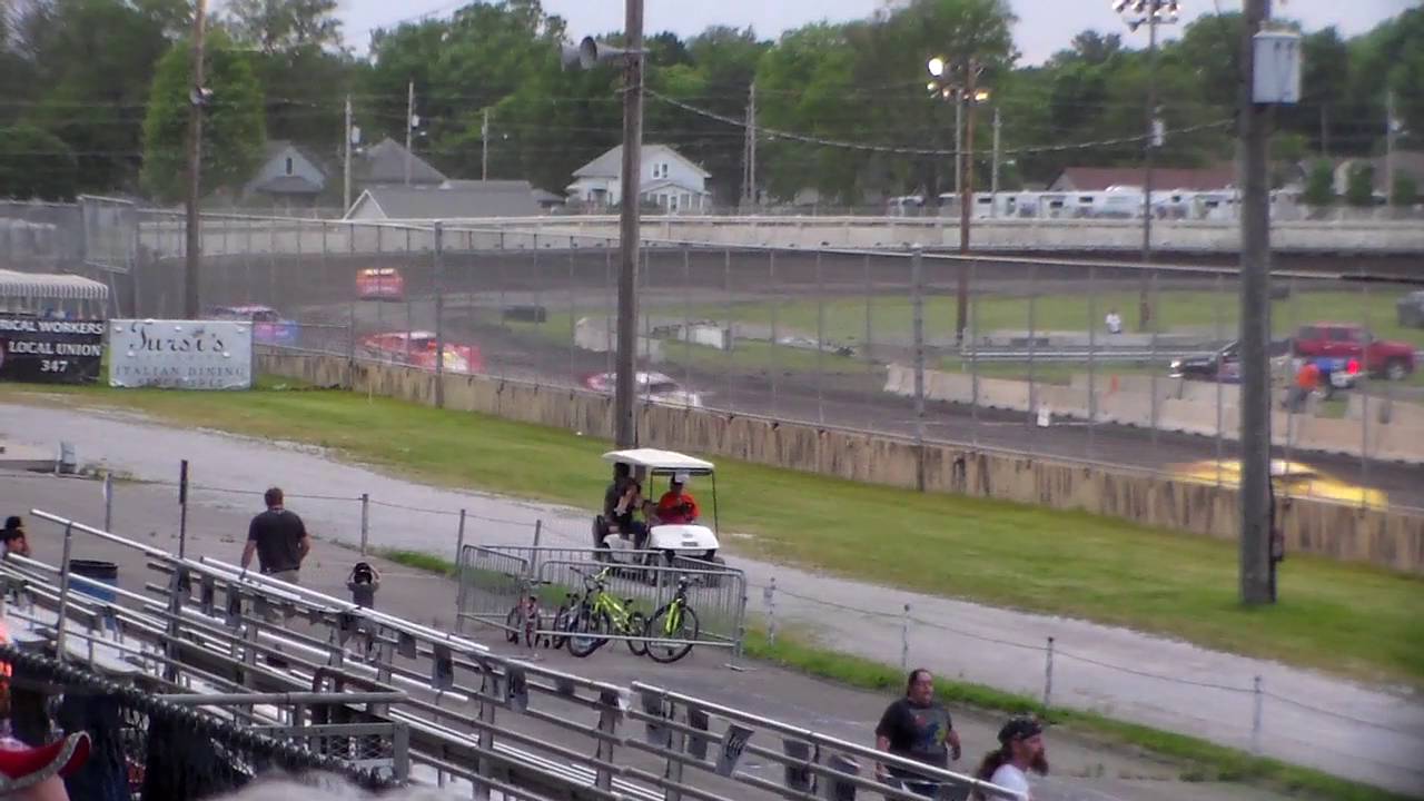 Late Model Heat 2 @ Iowa State Fair Speedway 06/03/16 - YouTube