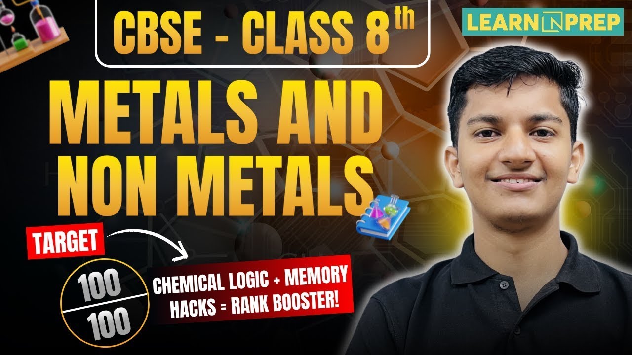 Metals and Non-Metals Lec-2| Class 8th Science | Full Chapter + Memory Hacks | Divesh Sir # ...