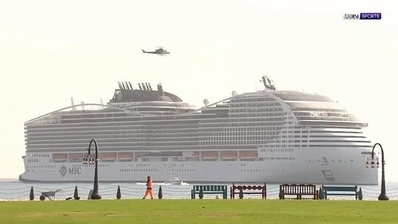 MSC World Europa - 5 star ship - arrived to #doha #worldcup2022 # ...