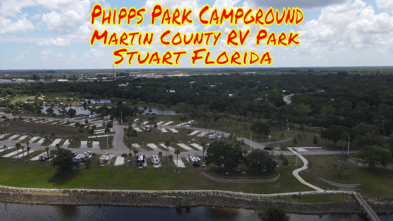 Martin Countys Phipps Park Campground in Stuart Florida - YouTube