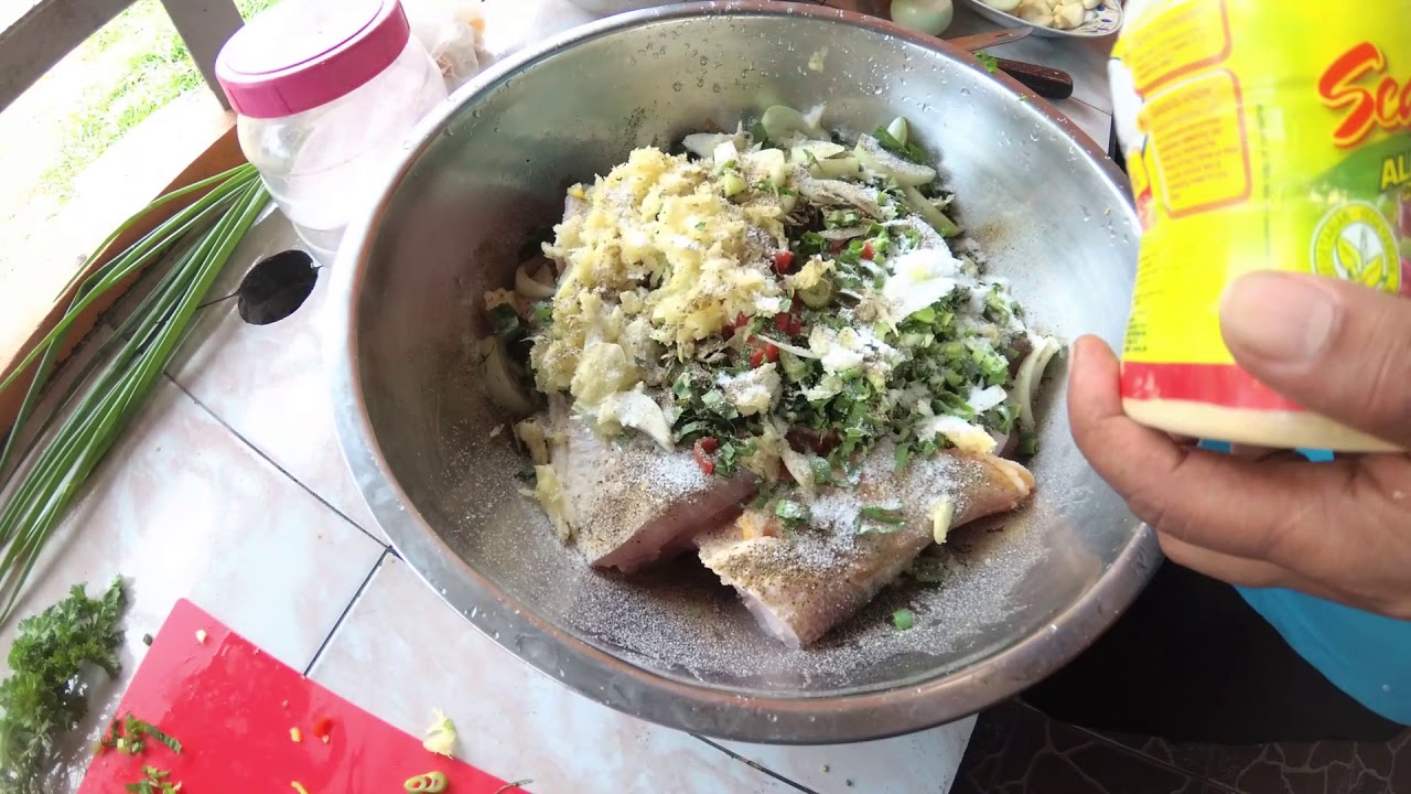 Cooking curry fish Easter Friday with val - YouTube