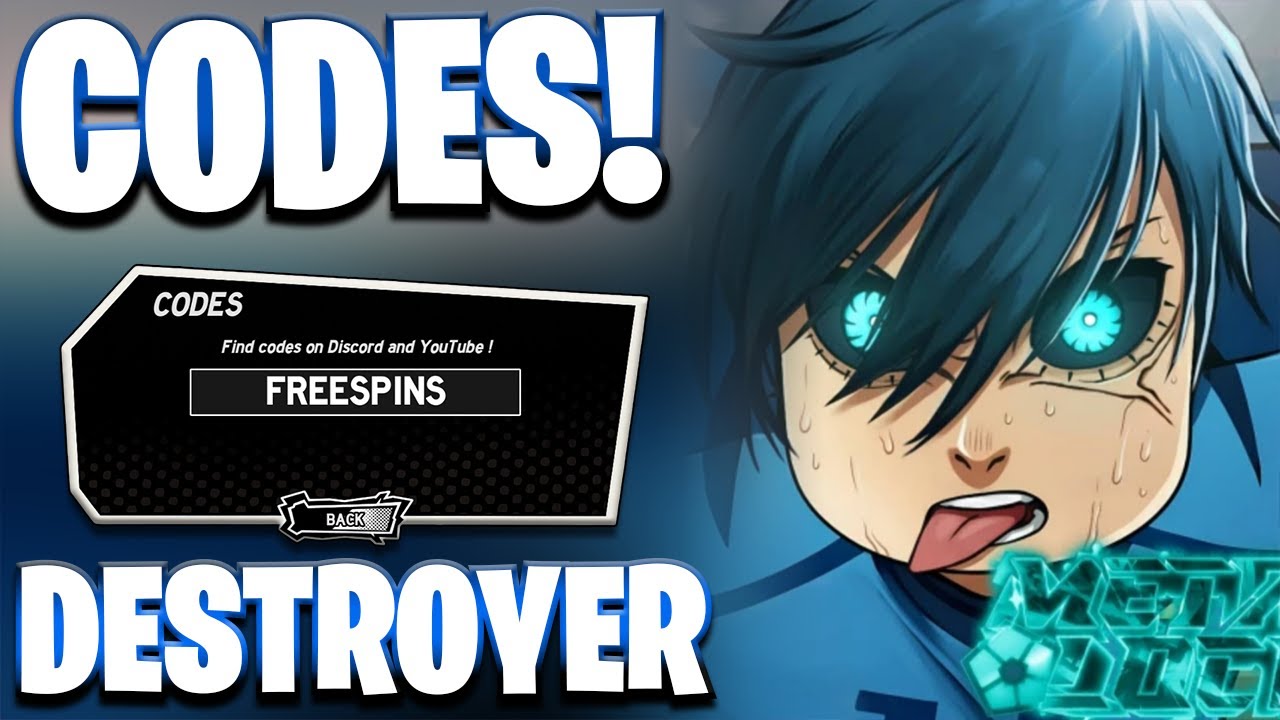 *DESTROYER* NEW ALL RIN REWORK UPDATE CODES FOR META LOCK! ROBLOX META ...