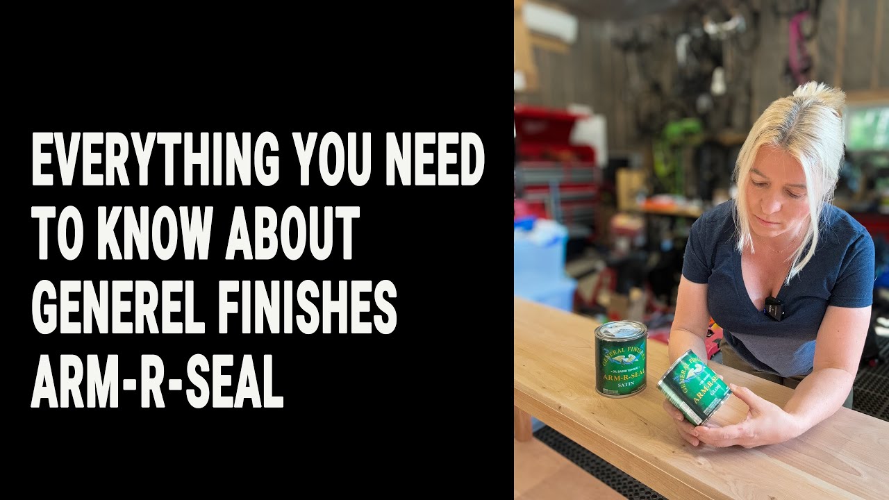 A finish durable enough for a wooden countertop. General Finishes, Arm ...