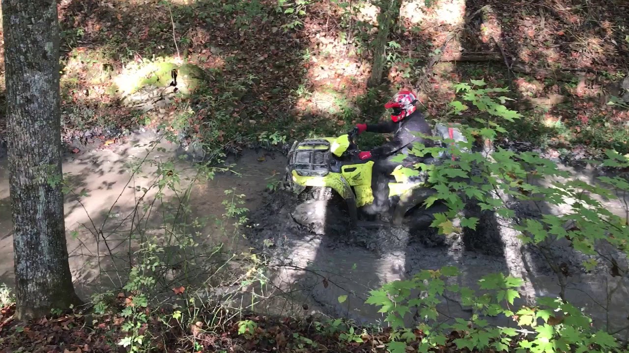 Honda Rubicon with Mudzillas at Hatfield McCoy - YouTube