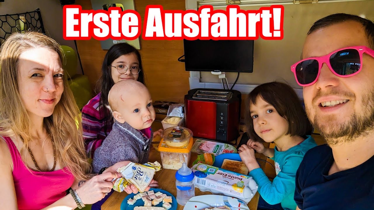 Geht das ? 5 Personen im 5.5M Sprinter - Erste Tour - Rene Kreher - YouTube