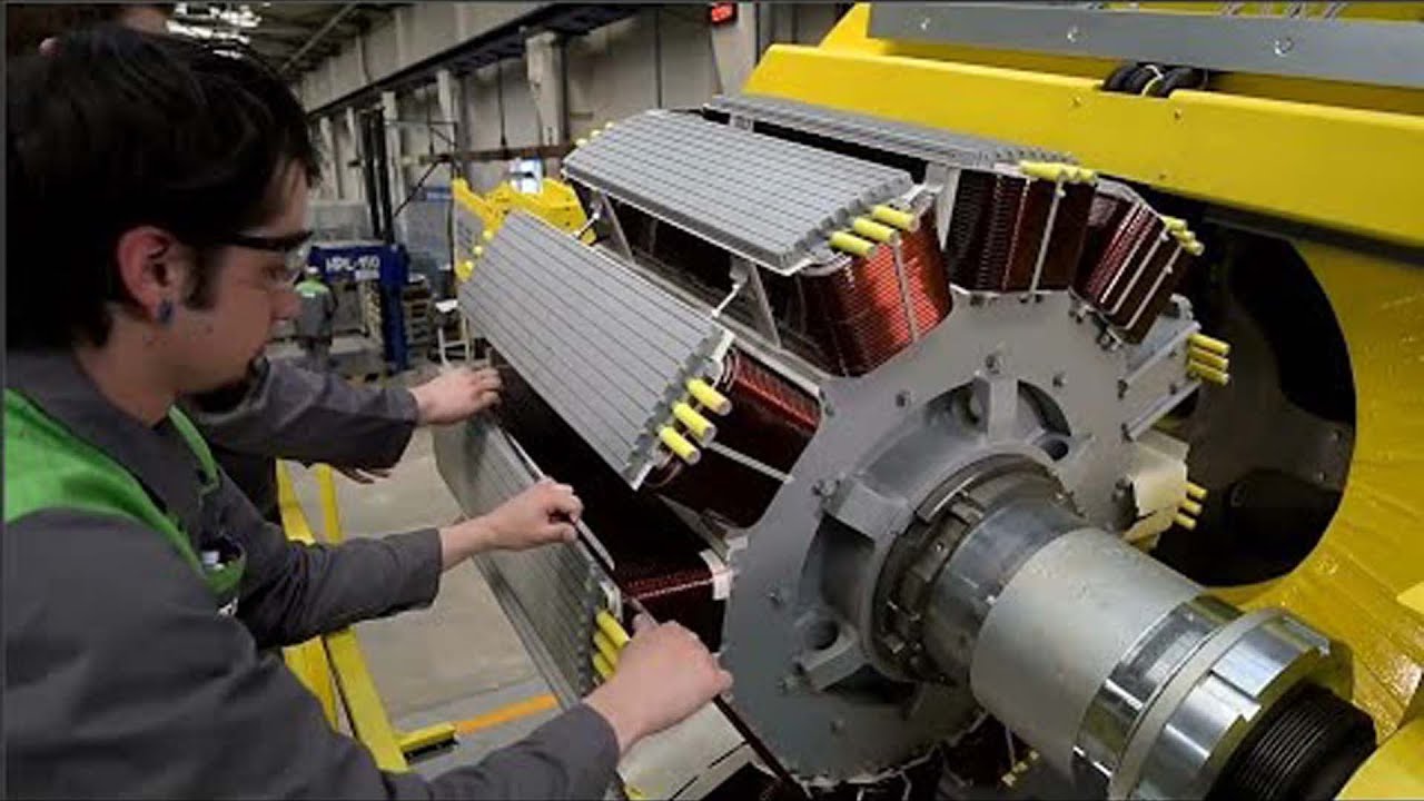 Most Modern Huge Generators and Motors Process in Factory - Amazing ...