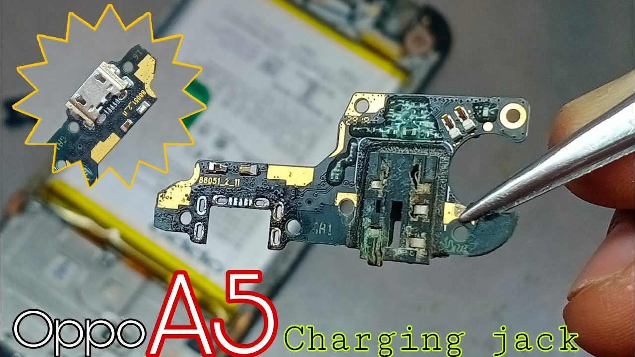 oppo A5 charging jack Replacement💥. - YouTube
