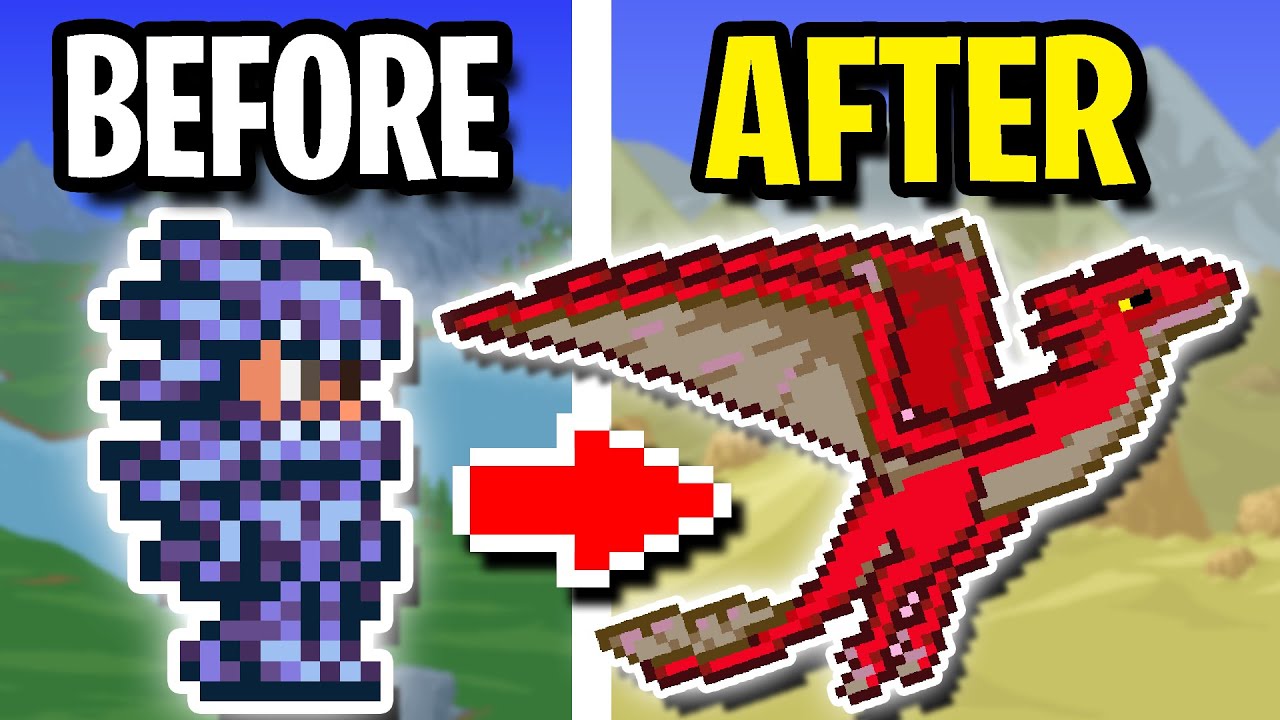 So I Added TRANSFORMATIONS to Terraria - YouTube