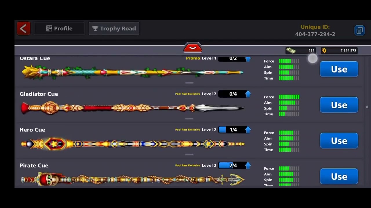8 Ball Pool Account overview 🏆 - YouTube