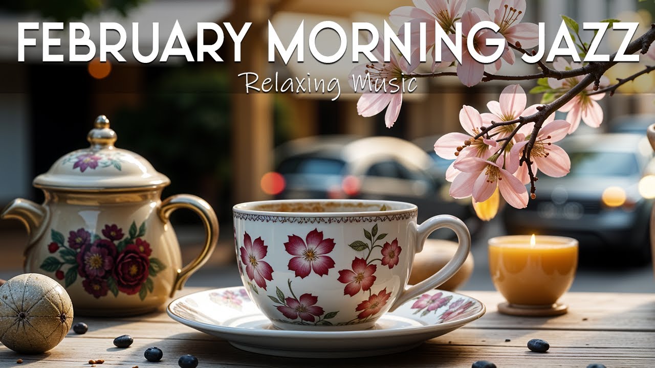 February Morning Jazz 💕 Positive jazz Music and February Bossa Nova for ...