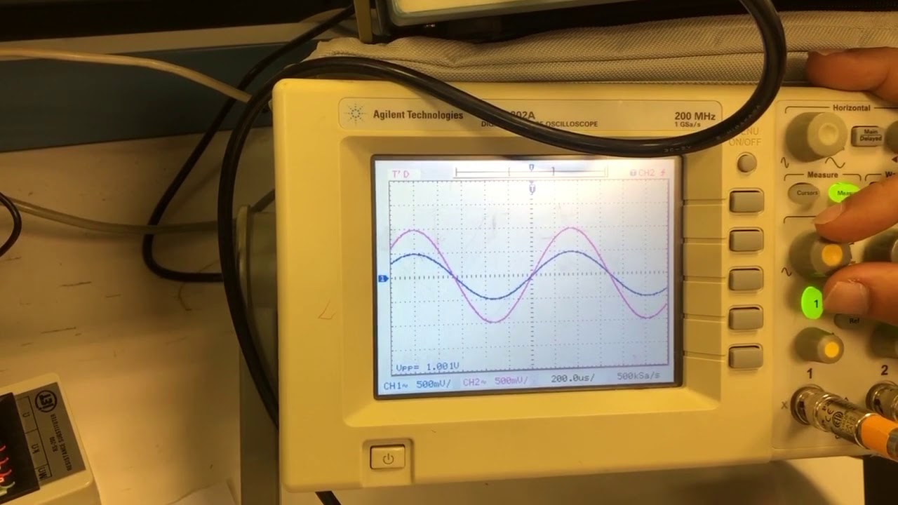 Adjust vertical scale of CRO channels 1 - YouTube