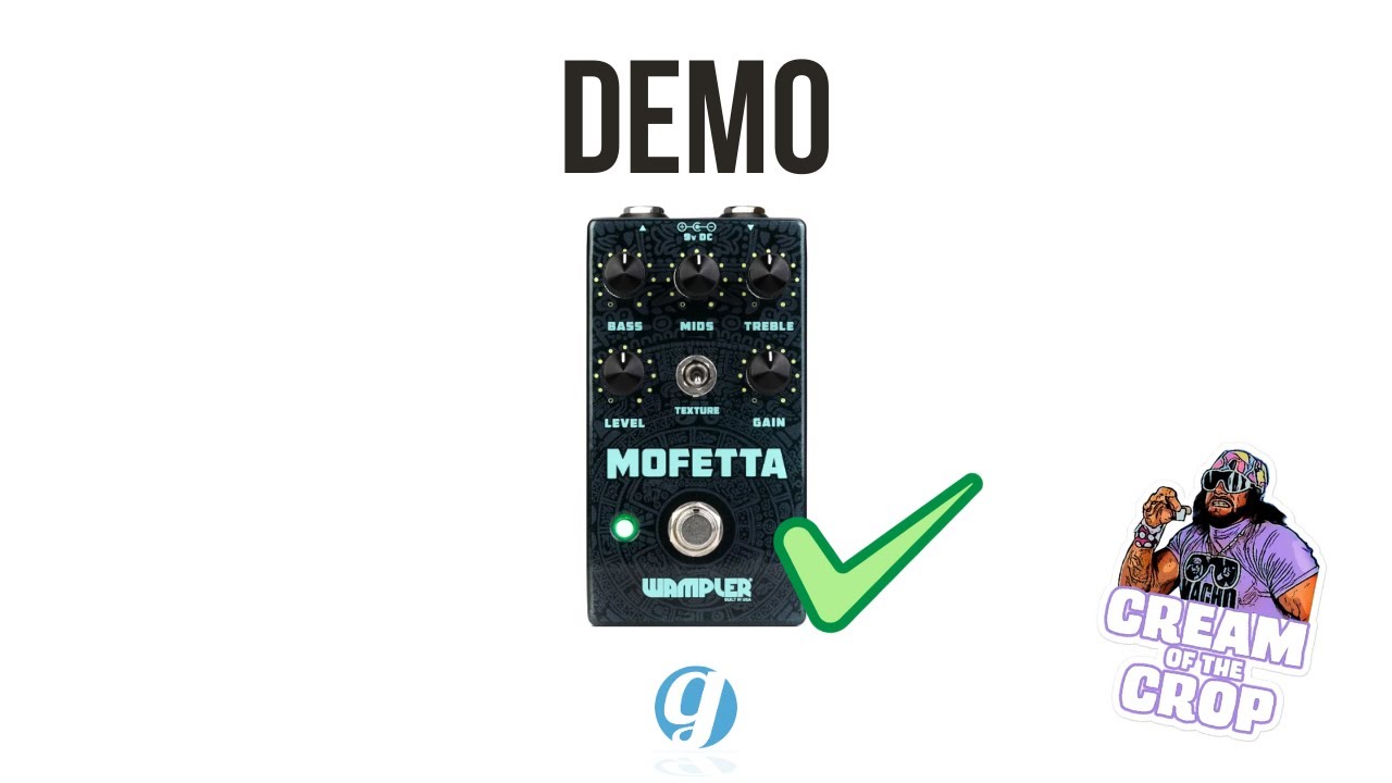 Wampler Mofetta Settings Demo (no talking) #guitarpedals # ...