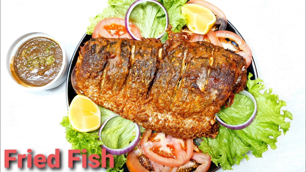 Fried Fish With Homemade Imli Sauce - YouTube