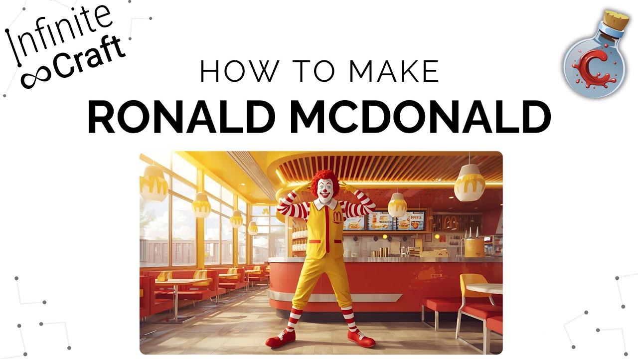 How to make Ronald McDonald in Infinite Craft? - YouTube