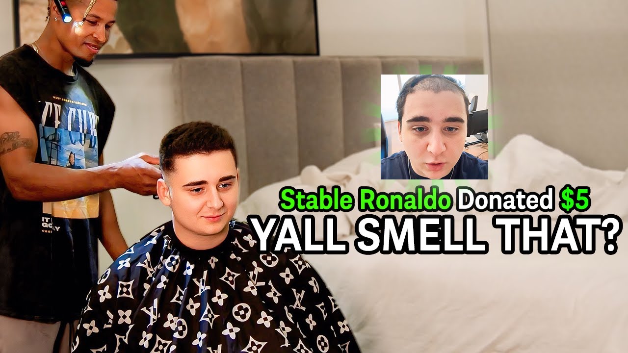 Lacy Gets HAIRCUT On Stream For FIRST Time.. - YouTube