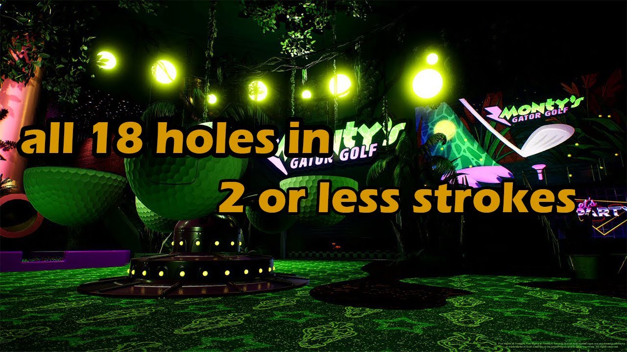 Monty's gator golf full version all holes in 2 strokes or less - YouTube