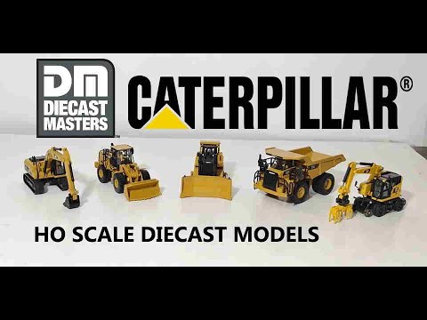 Diecast Masters HO Scale CAT Models Product Demonstration - YouTube