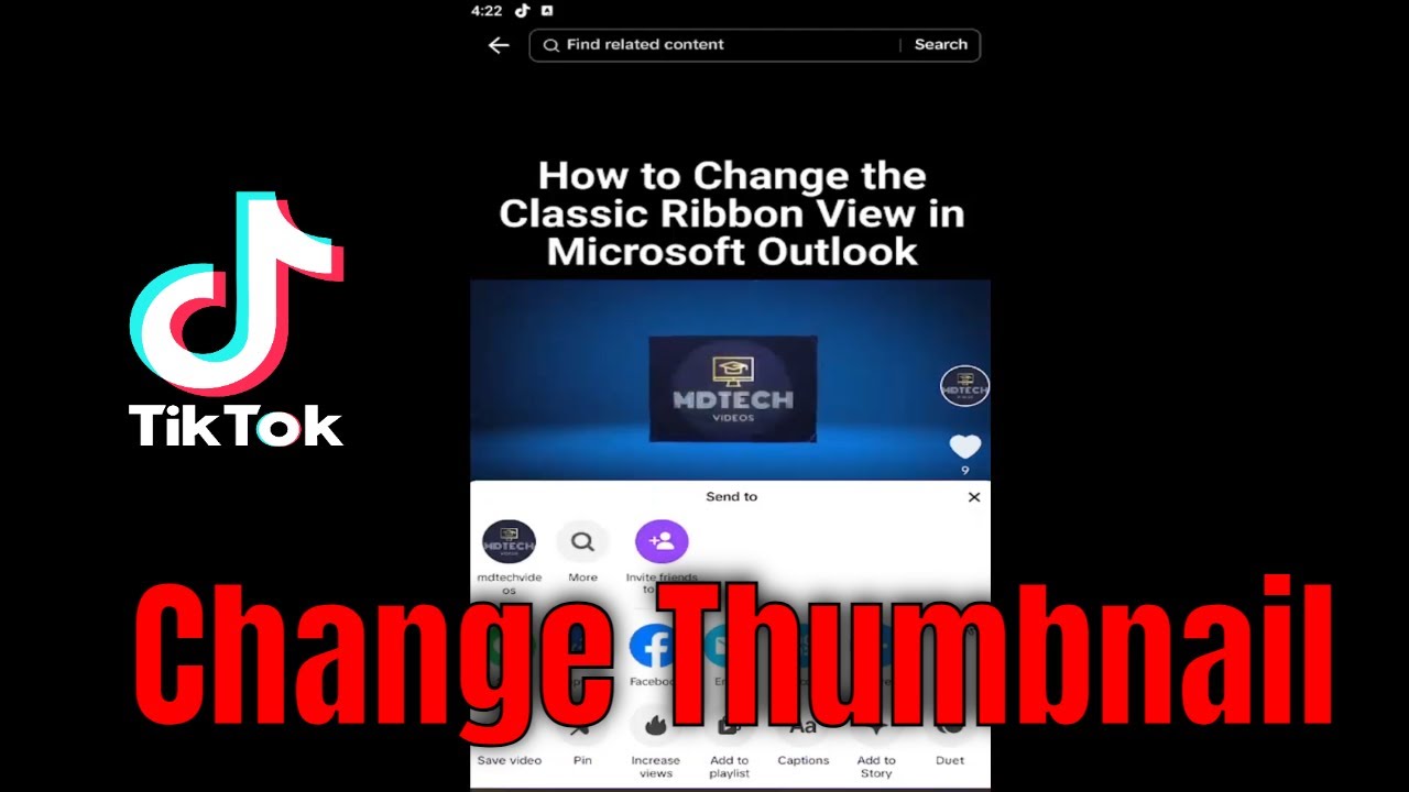 How To Change TikTok Thumbnail After Posting [Guide] - YouTube