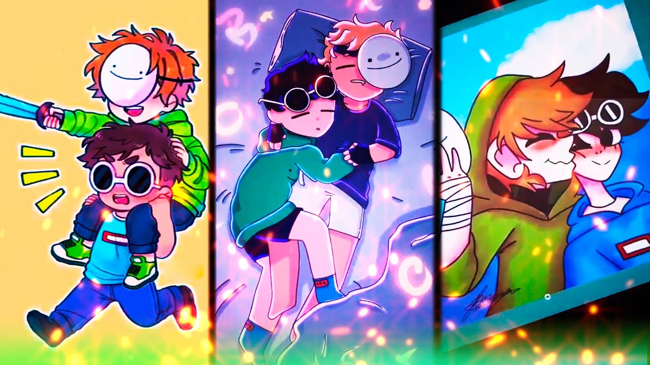 The CUTEST Kids Dream and George | DreamNotFound Animatic Tiktok - YouTube