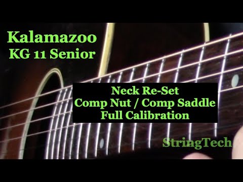 Kalamazoo KG 11 Restoration / Neck Re-Set / Comp Nut / Comp Saddle ...