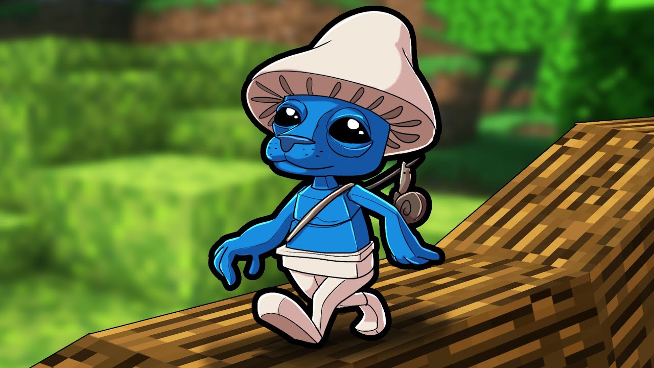 BLUE SMURF CAT! (Minecraft) - YouTube