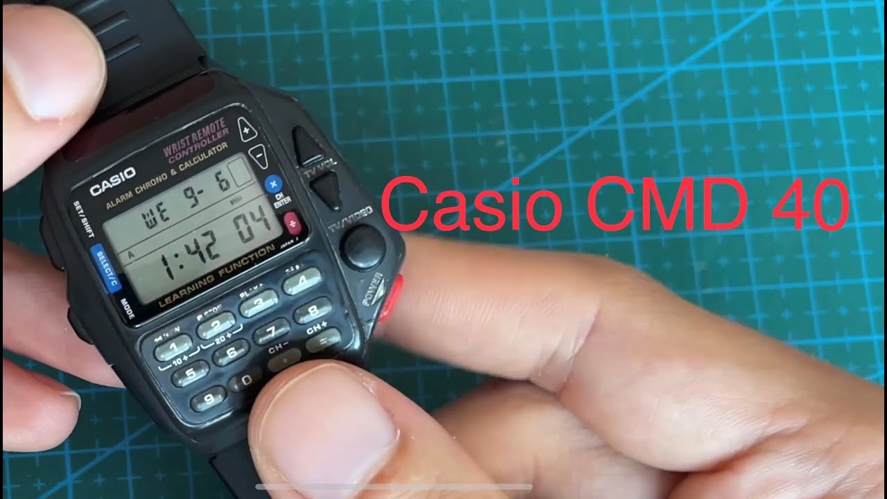 Her Şeyi Kontrol Eden Saat Casio CMD 40 ! - YouTube