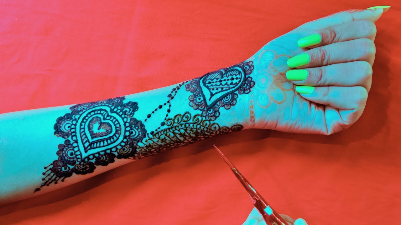 henna tutorial || simple wali mehandi ki design || sidhe hath ki ...