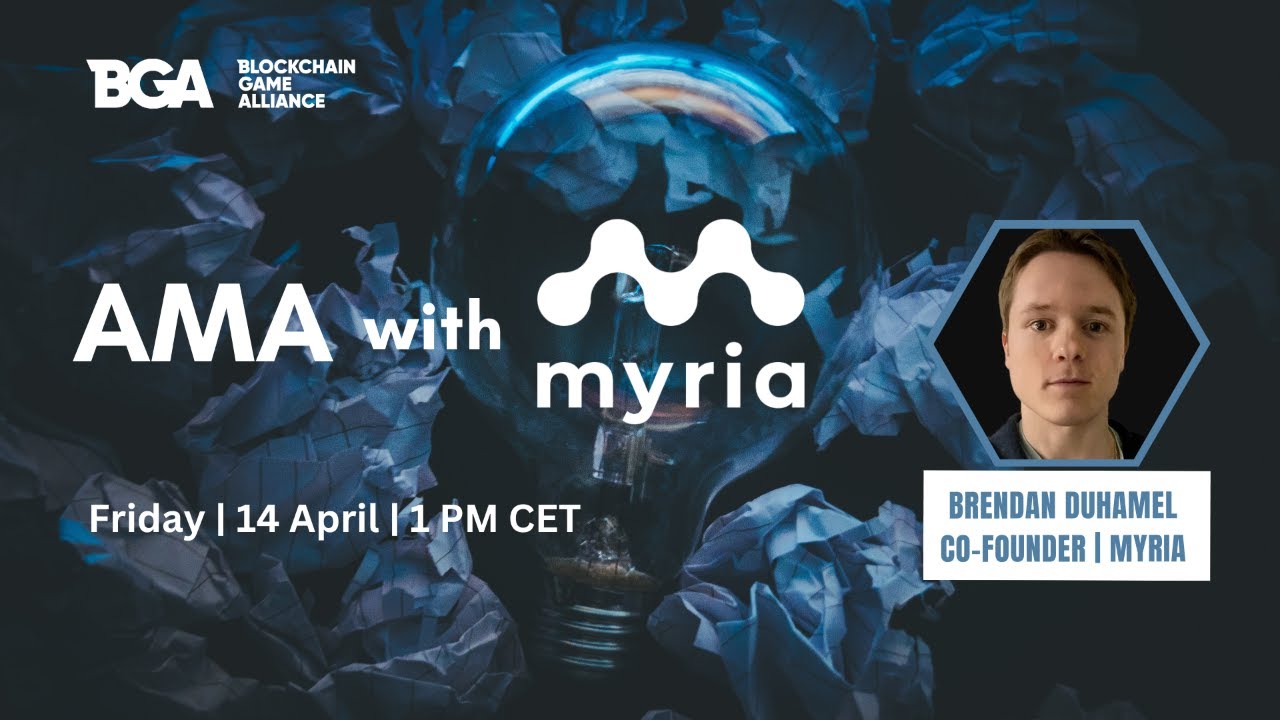 AMA with Myria - Games, Tokens, and Tech - YouTube