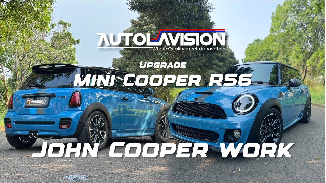 MINI COOPER (R56) Upgrade JCW Style Bodykit | LAMPU DEPAN & BELAKANG ...