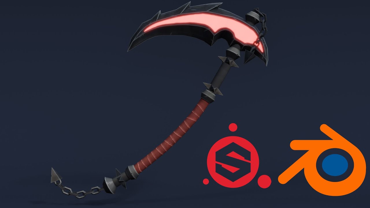 Stylized Scythe in Blender and Substance Painter[Timelapse] - YouTube