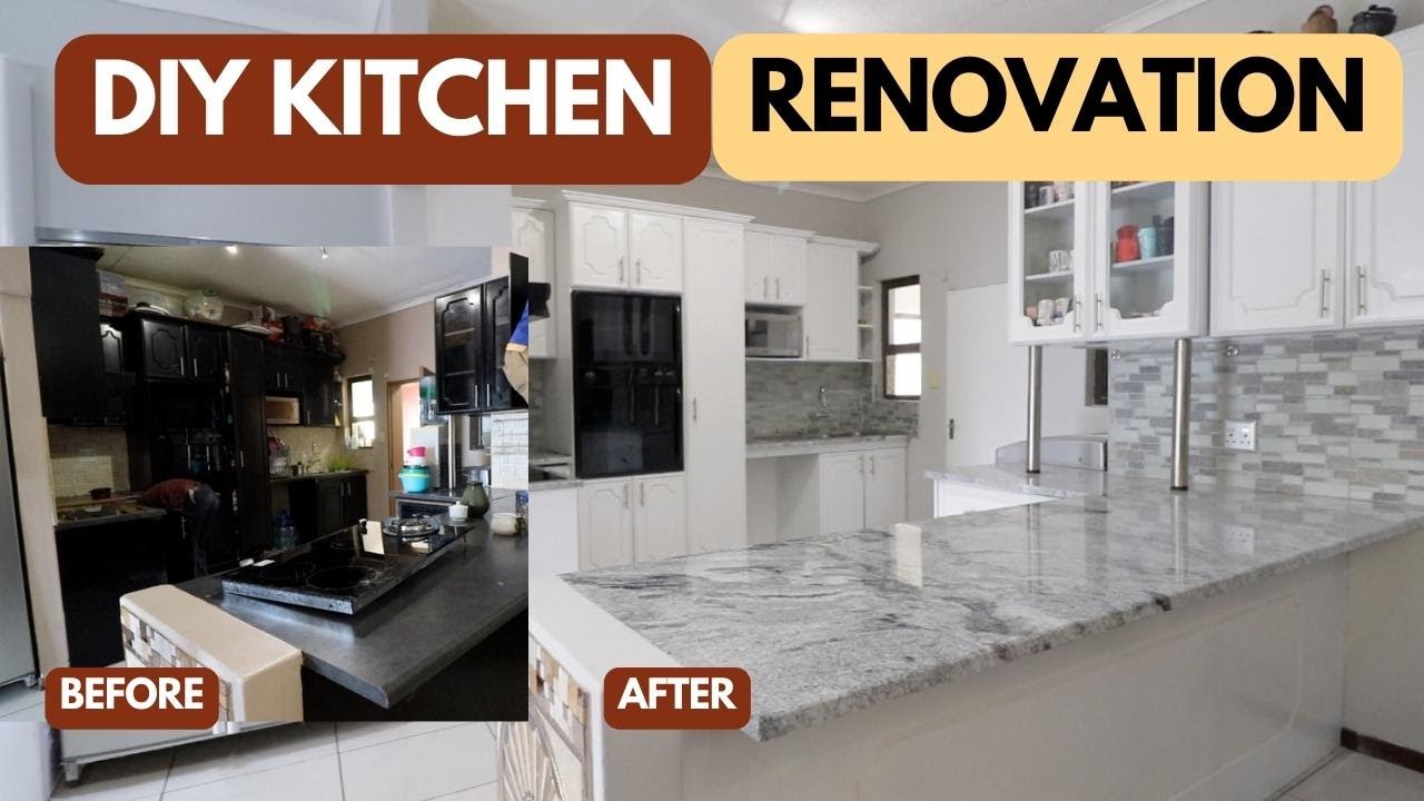 DIY Kitchen Renovation from START to FINISH - YouTube