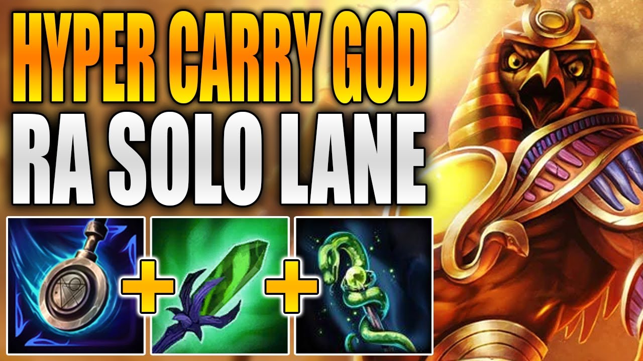 RA SOLO is INSANE with this BUILD | SMITE 2 Play-By-Play - YouTube