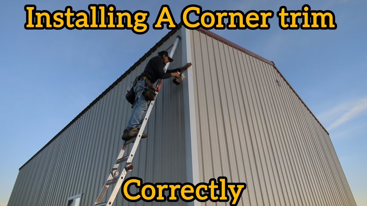 Installing a Corner trim correctly. - YouTube