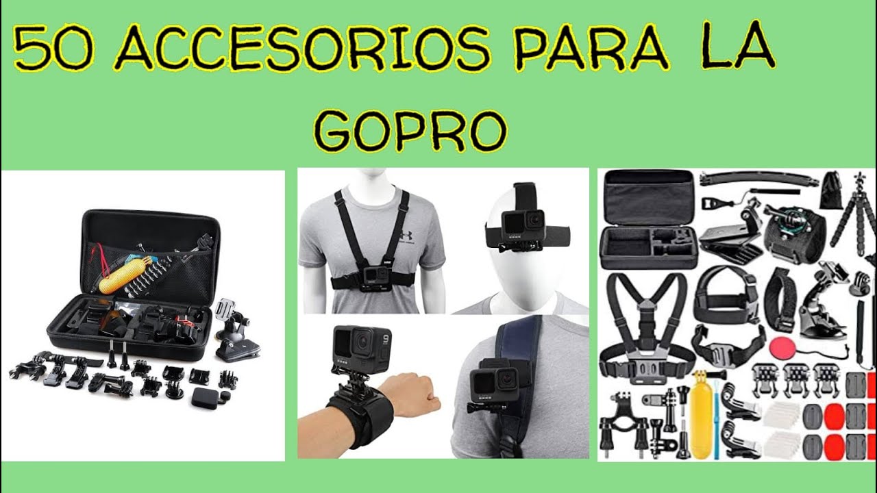 50 ACCESORIOS PARA TU GOPRO - YouTube